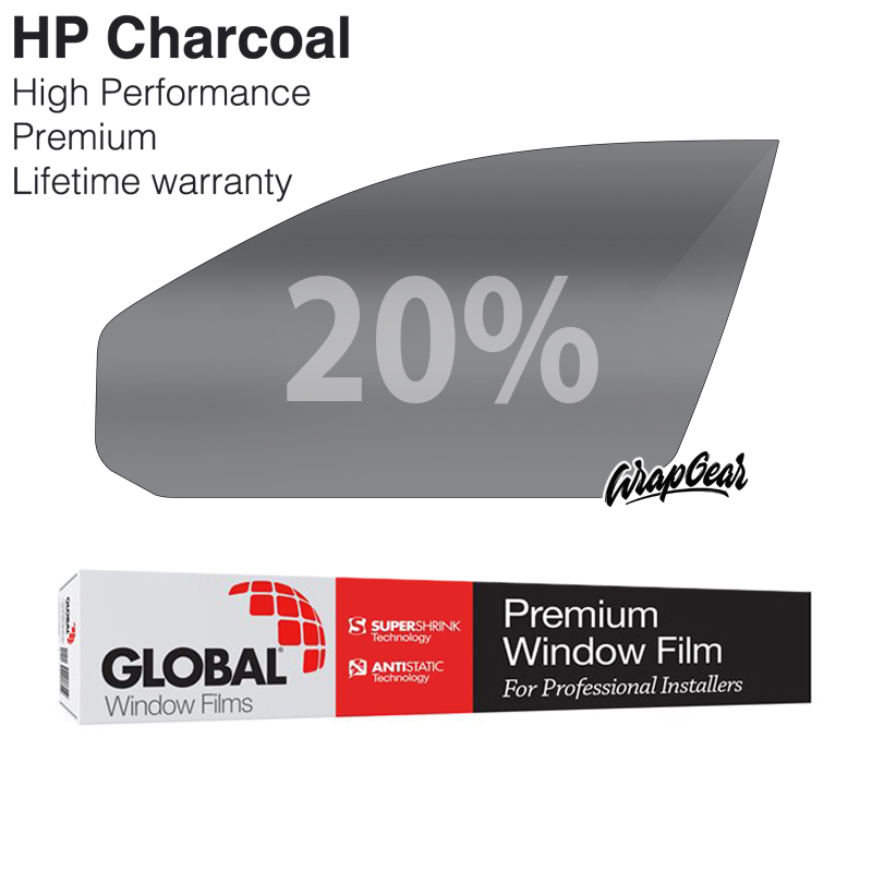 Global window film HP 20 Charcoal Premium - WrapGear