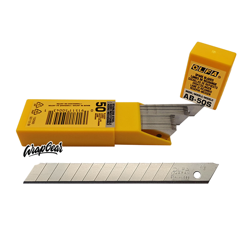 OLFA AB-50S stainless steel 50 stuks - WrapGear