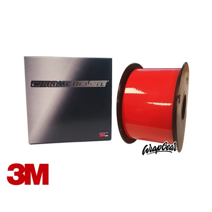 3M 2080 Chrome Delete Rood GLANS breedte 5 cm - WrapGear