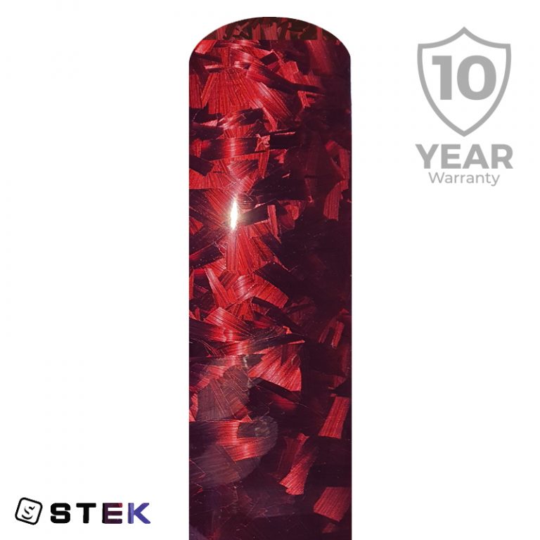STEK® PPF - Dyno Red Forged Carbon Hydrophobic 152 cm. - WrapGear