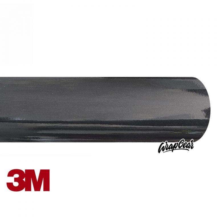 3M 2080-G212 Gloss Black Metallic Breedte 152 cm - WrapGear