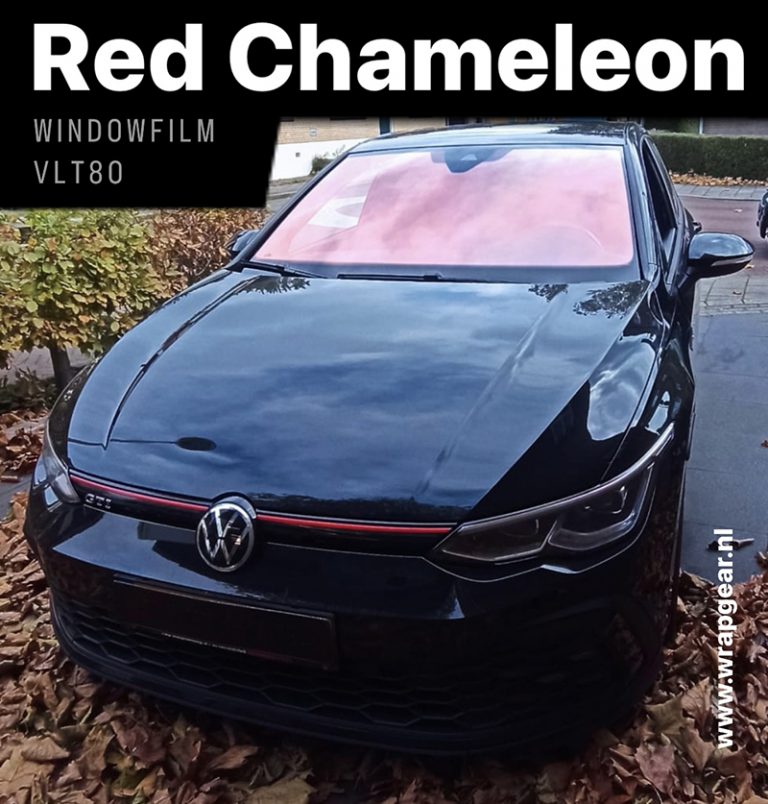 Red Lava Chameleon folie 101 cm. - WrapGear