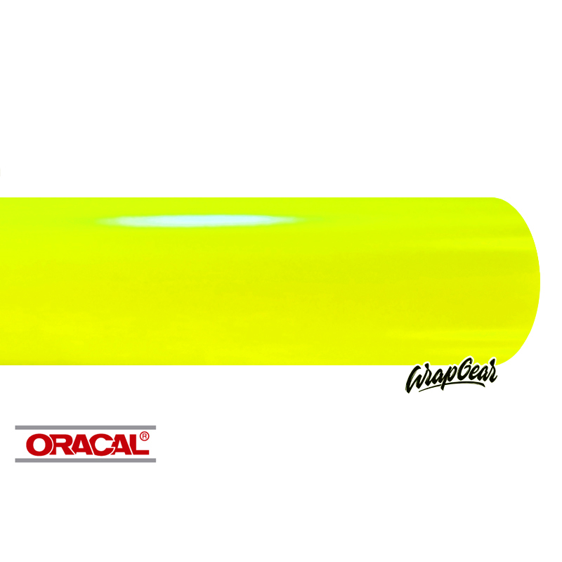 Oracal 6510 Yellow(029)Fluor Neon GEEL Cast Folie 126 cm. - WrapGear