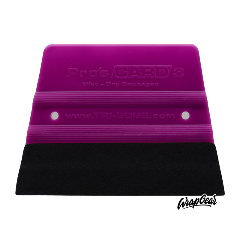 Tri-Edge Pro's Card 3 Fuchsia Double Buffer - WrapGear