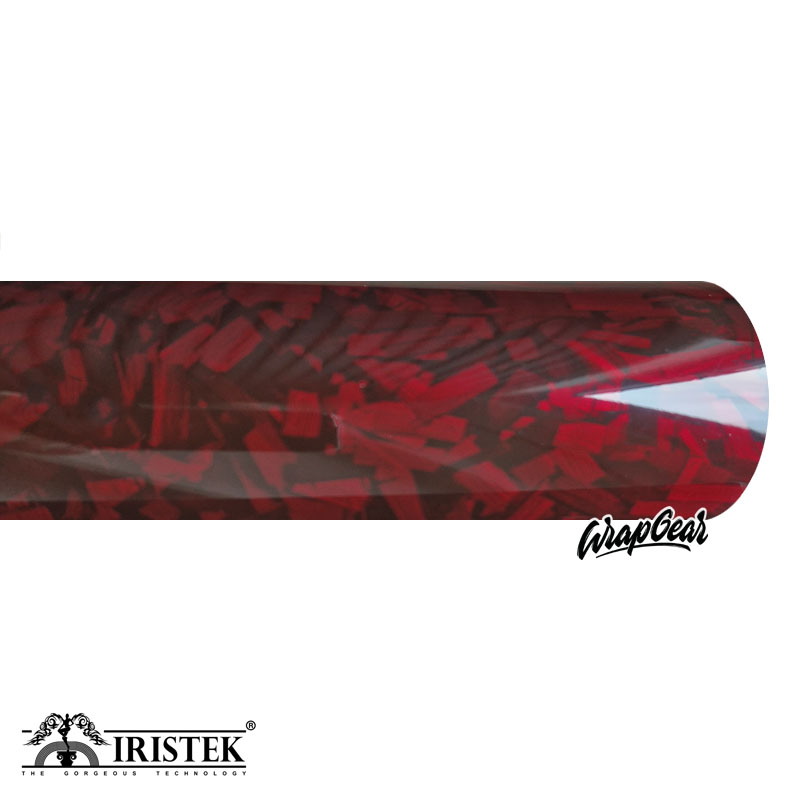 Iristek Premium Range Super Glossy Forged Carbon RED - WrapGear