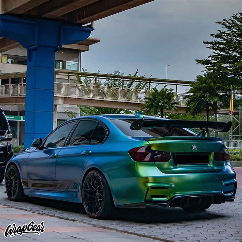 TeckWrap Golden Blue Viridian RD06 Satijn Breedte 152 cm x 18 Mtr ...