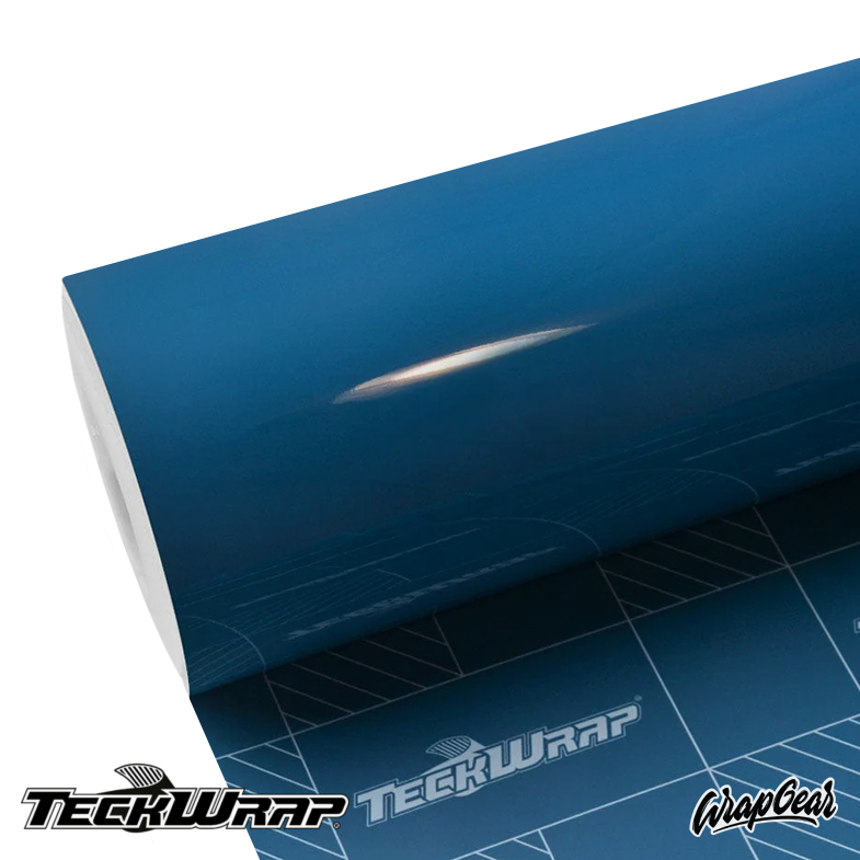 TeckWrap Regal Blue CG34-HD Glans Breedte 152 cm x 18 Mtr - WrapGear