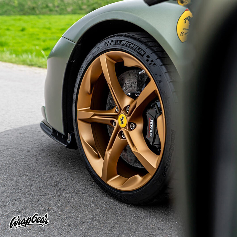 Oracal Ferrari Verde Masoni Opaco Satin Custom Colors by WrapGear ...