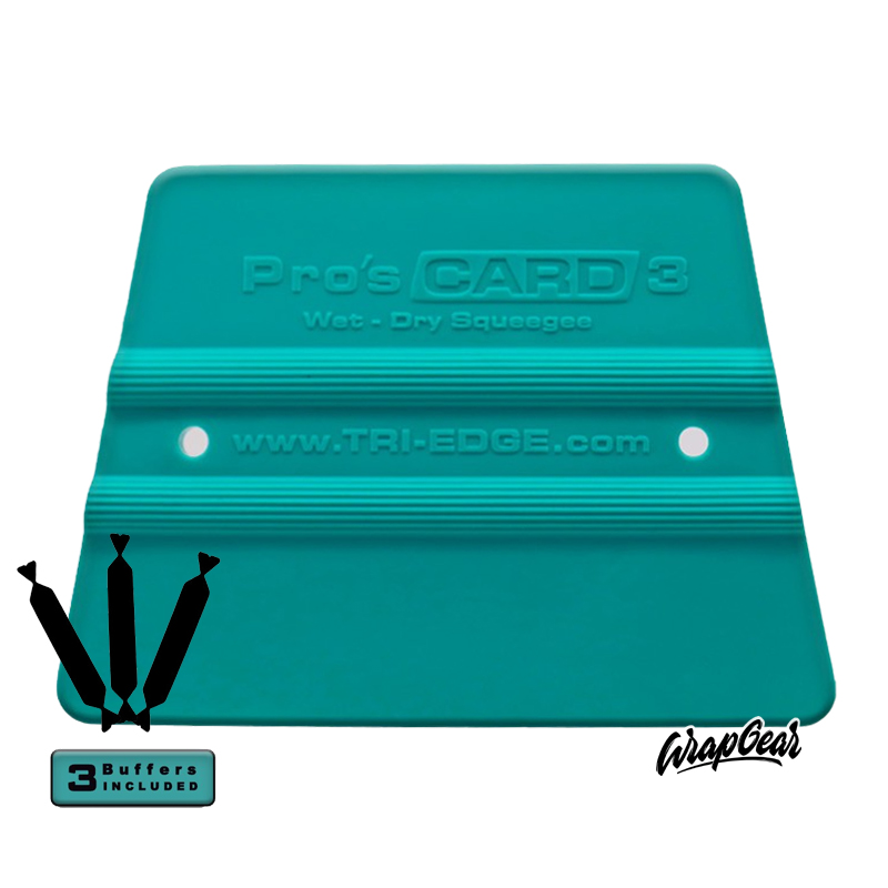 Tri-Edge Pro’s Card 3 Teal +3 Losse Buffers - WrapGear