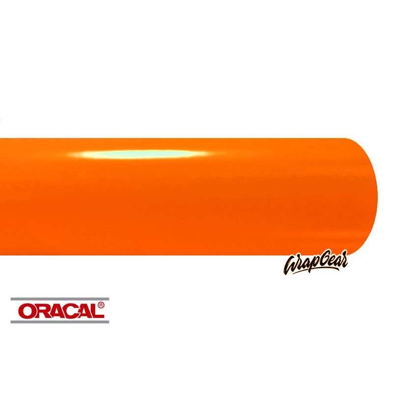 Oracal 7510-038 Red Orange Fluor Neon Rood Oranje Glans Cast Folie 126 ...