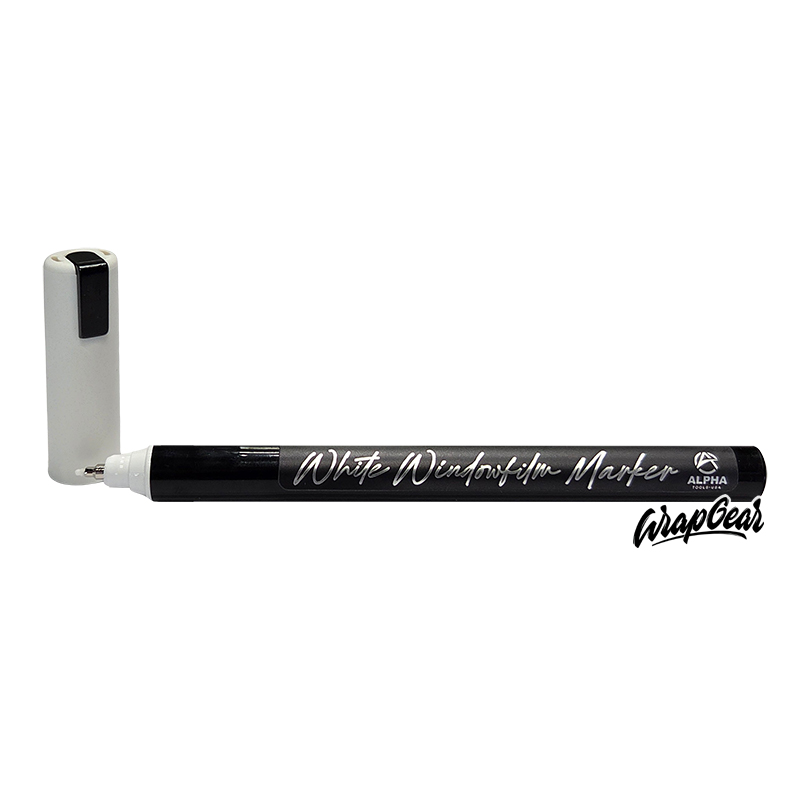 White Windowfilm Marker Fine 1 mm. - WrapGear