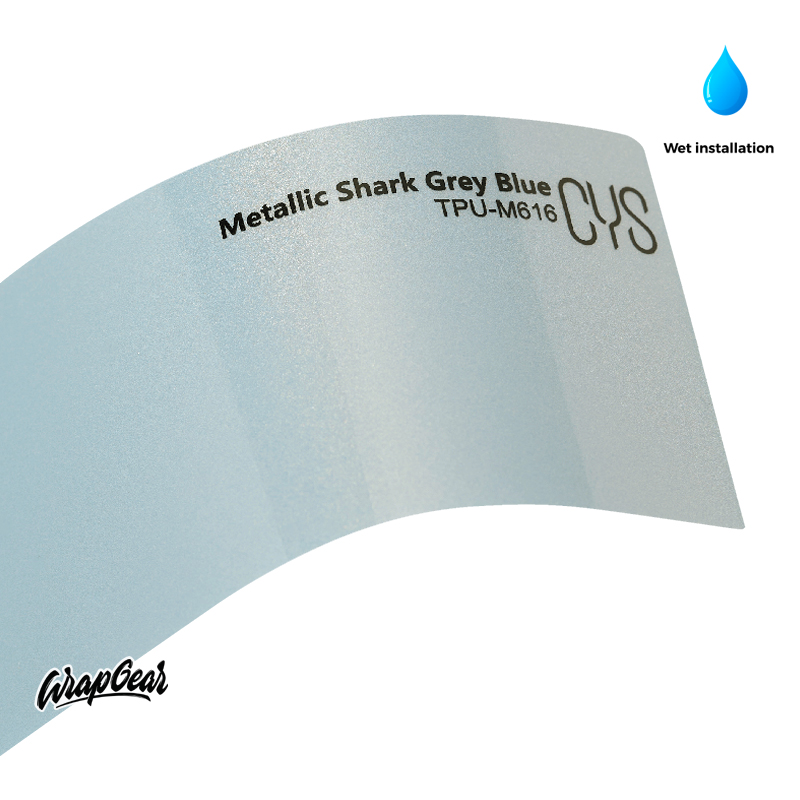 Metallic Shark Grey BlueCYS PPF - TPU-M616 - WrapGear
